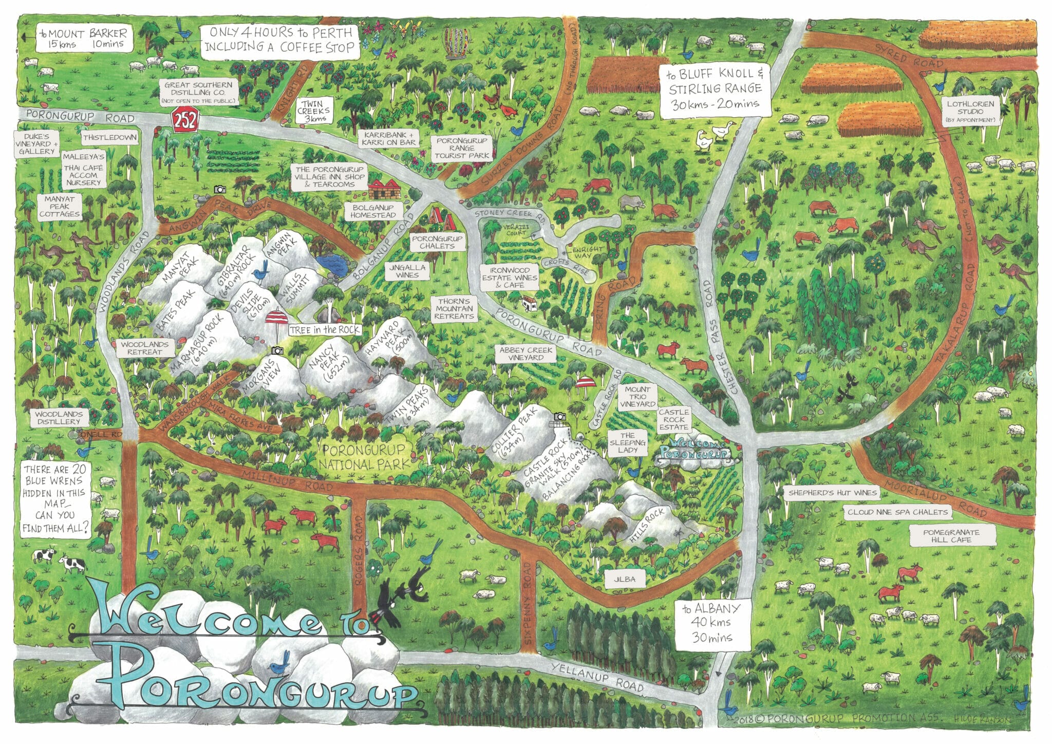 Places to visit and things to do in the Porongurups